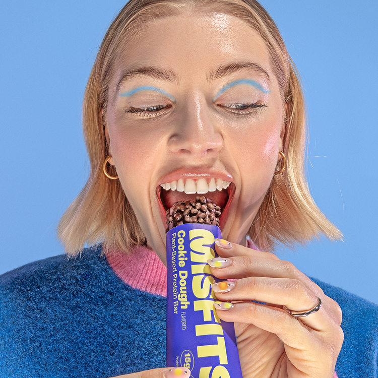 Cookie Dough Vegan Protein Bars Misfits Health