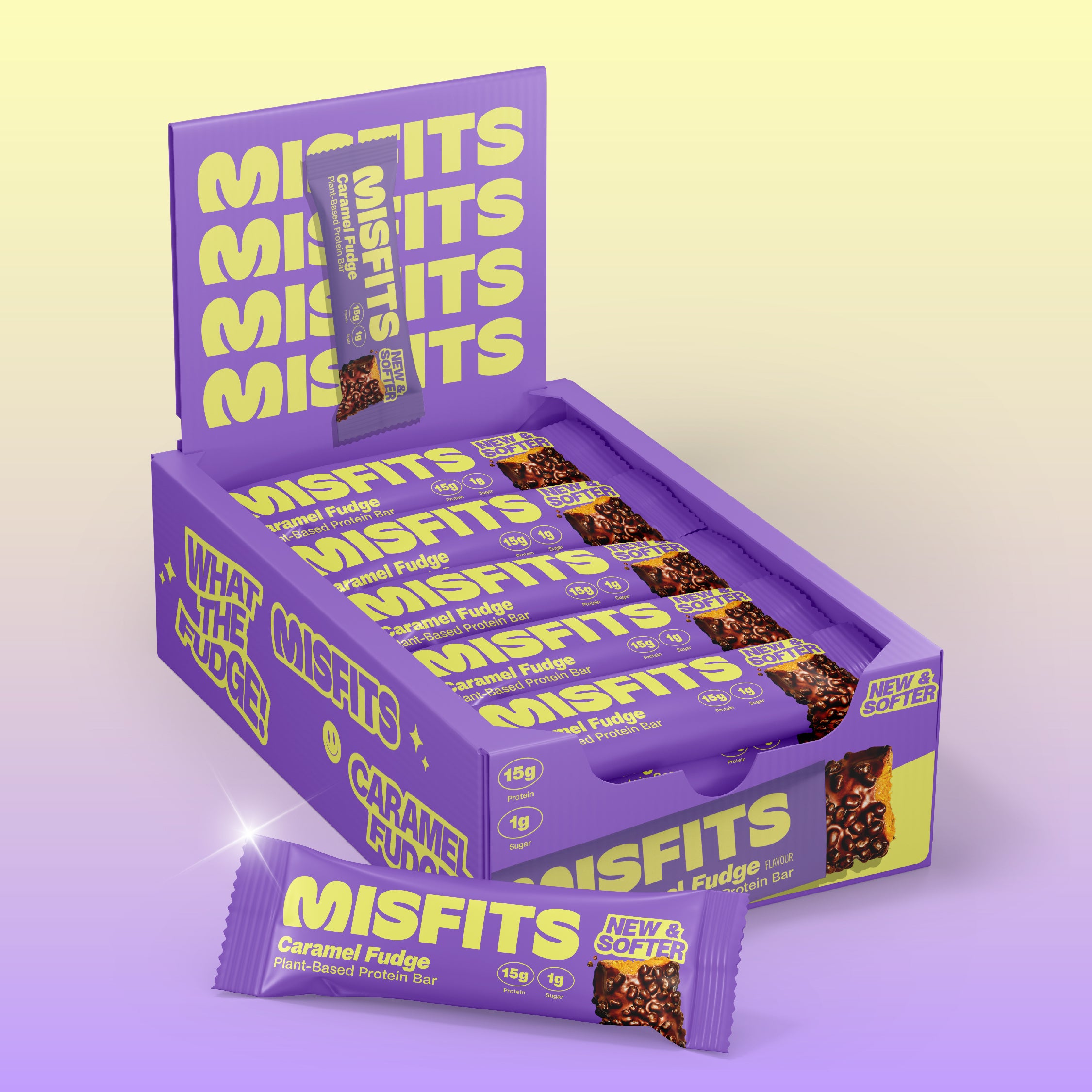 Caramel Fudge Vegan Protein Bars – Misfits Health